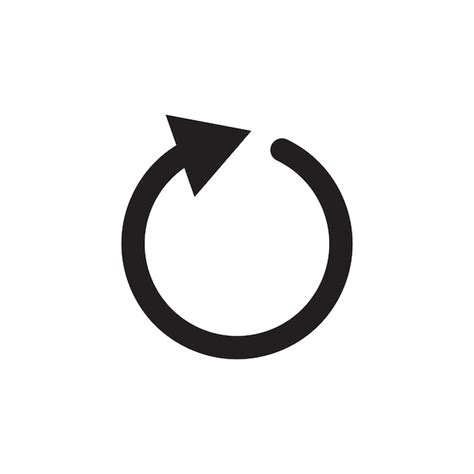Premium Vector Refresh Icon Vector Illustration