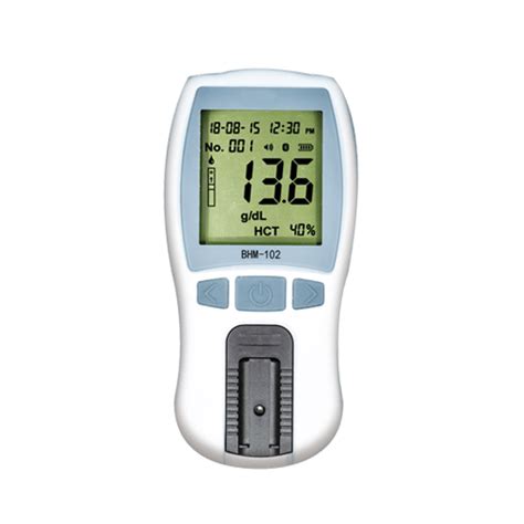 Anemia Test Kit Portable Home Hemoglobin Meter With Strips And Lancets