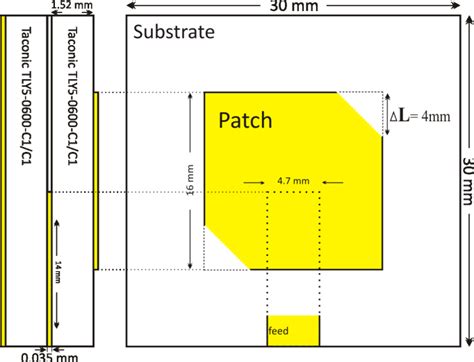 Figure 1 From Circularly Polarized Microstrip Antenna Array For Uav Application Semantic Scholar