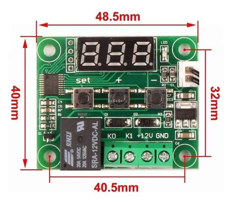 Termostato Digital 12v Programable Iot W1209 Modulo Controlador Ipramet