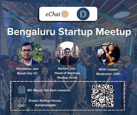 Bengaluru Startup Meetup EChai Ventures