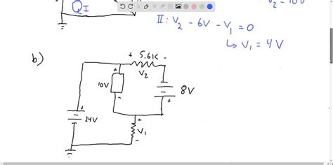 solved question 7 determine the unknown voltage using kirchhoff s