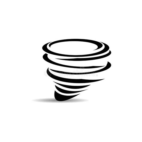Tornado Icon Logo Vector Design Stock Vector Illustration Of Template