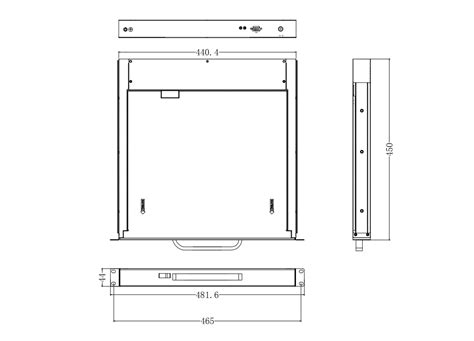CAT5 8ports 16ports 32ports 1U Rack Mount 19 KVM 1900UT Series LED KVM Drawer Lightbreeze