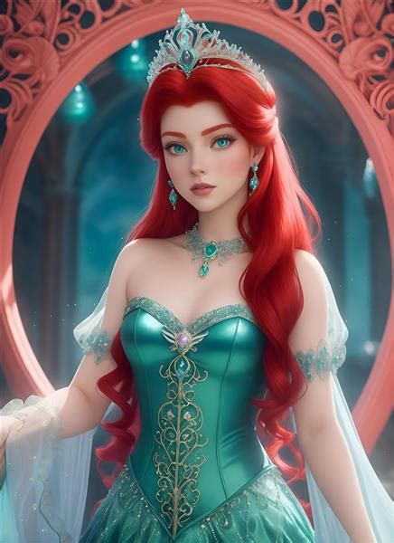 پوستر دیواری نقاشی دیجیتال پری دریایی کارتون 1724841