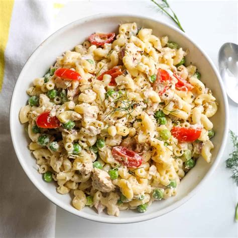 Cold Tuna Pasta Salad