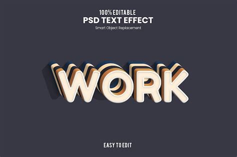 Premium Psd Worktext Effect