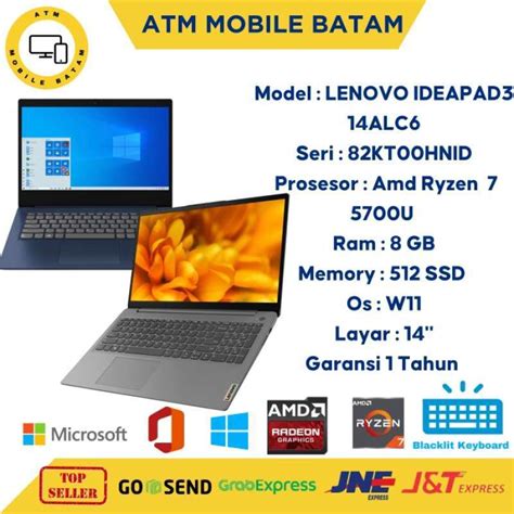 Jual Laptop Lenovo Ideapad Slim Alc Ryzen U Di Seller Atm Mobile Batam Atm Mobile