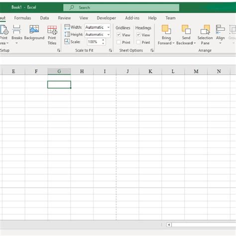 Snapshot Of Page Layout Tab Formulas The Functions In The Insert Tab Download Scientific