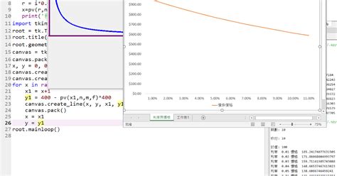 Python Tkinter繪圖對比excel