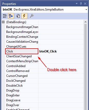 Winforms Windows Forms Finding Code That Belongs To A Button Stack