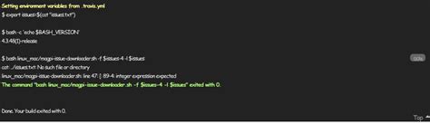 Shell Travisyml File Should Read From Another File A Value And Use