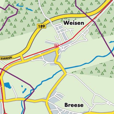 Weisen - Stadtpläne und Landkarten