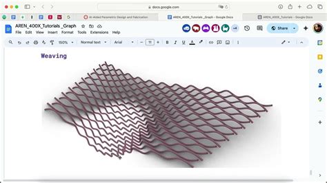 Parametric Design Grasshopper Tutorial 2 Class 7 Creating A Weaving Pattern On Surface Youtube Parametric Design Grasshopper Tutorial 2 Class 7 Creating A Weaving Pattern On Surface Youtube
