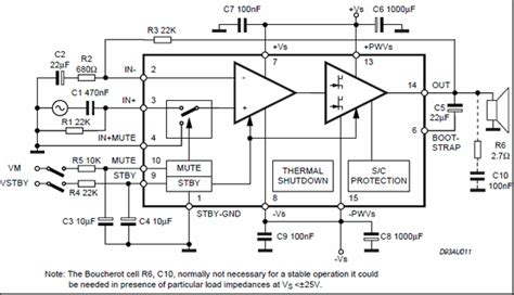 tda7294 audio amplifier circuit diagram circuit diagram