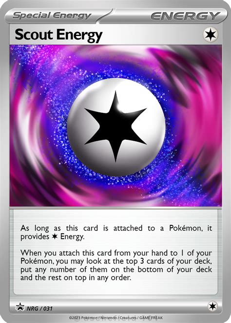 Scout Energy Rune Script Pokécardmaker net