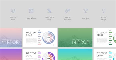 Mirror Powerpoint Template 63984 Templatemonster