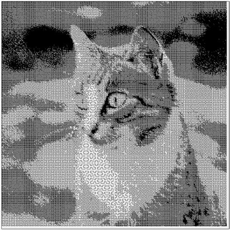 Axrap Variable Density Hilbert Curve