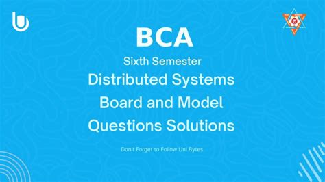 Distributed Systems Board And Model Questions Solutions