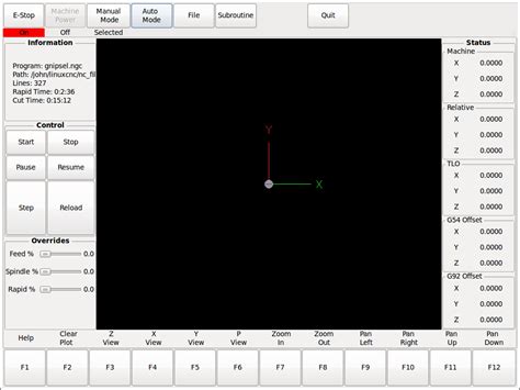 Touch Screen GUI LinuxCNC