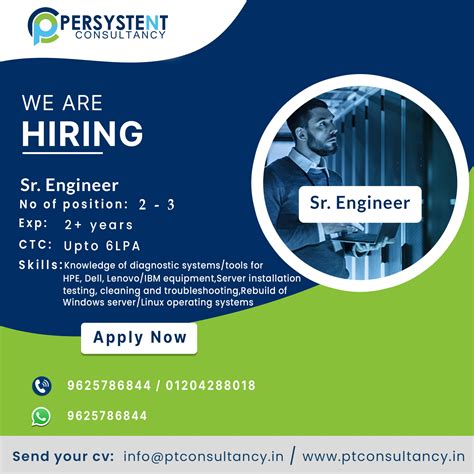 Hiring Sr Engineer Experience 5 Years Salary 6 Lpa Noida Location