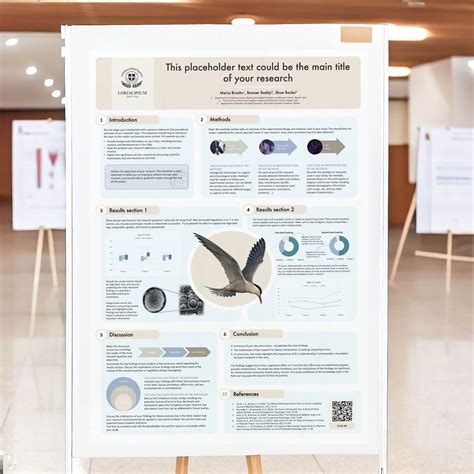 Scientific Poster Template A0 Portrait Powerpoint For Conference