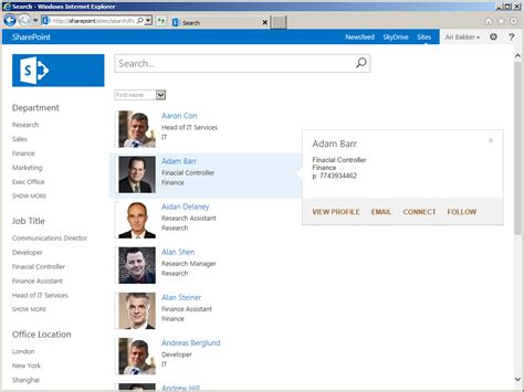 Sharepoint 2013 Sharepoint 2013 People Directory