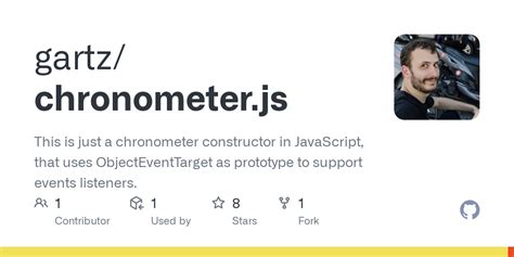 Github Gartz Chronometer Js This Is Just A Chronometer Constructor In Javascript That Uses