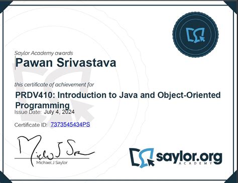Completed Prdv410 Java And Object Oriented Programming Pawan