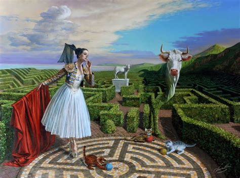 Echo Of Misconceptions 30x40 Oil On Canvas 2014 Absurdist Art