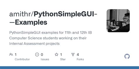 Github Amithrpythonsimplegui Examples Pythonsimplegui Examples