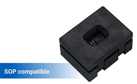 06 SOP Compatible EFC Electro Formed Components Sockets And Probe Pins For IC Testing