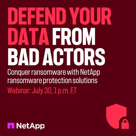 Netapp On Linkedin Ransomware Cybersecurity Dataprotection