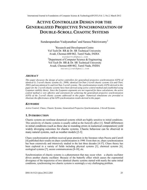 Active Controller Design For The Generalized Projective Synchronization