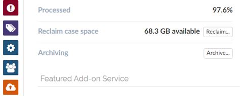 archiving a case in goldfynch goldfynch support
