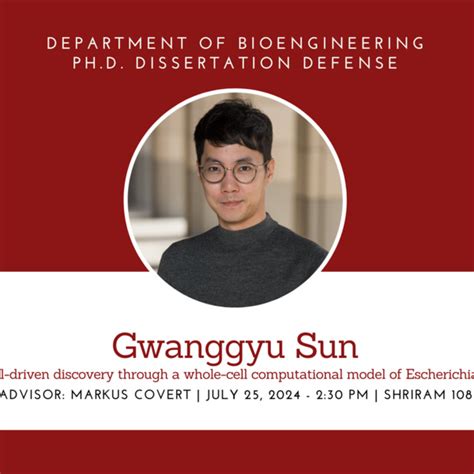 Phd Dissertation Defense Gwanggyu Sun Stanford University