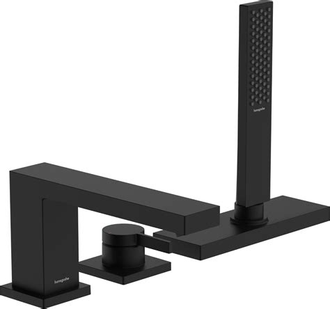 Tecturis E Mezclador De Bañera 2 Funciones Negro Mate Ref 73443670