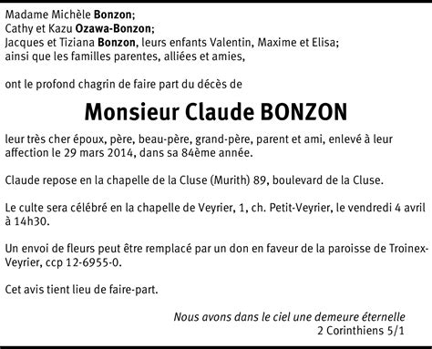 Claude Bonzon Hommages