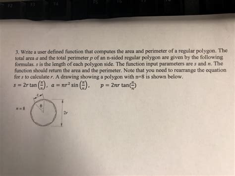 Solved F2 3 Write A User Defined Function That Computes The