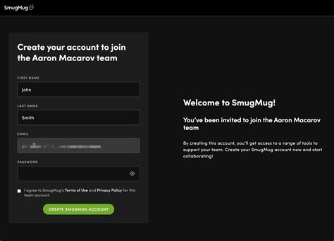 Manage Collaborator Logins On Your Account Beta Smugmug Support