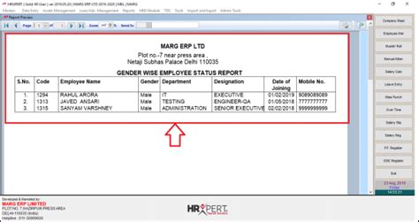 How To View Employee List Gender Wise In Hrxpert Software