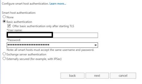 535 authentication credentials invalid on outgoing mails