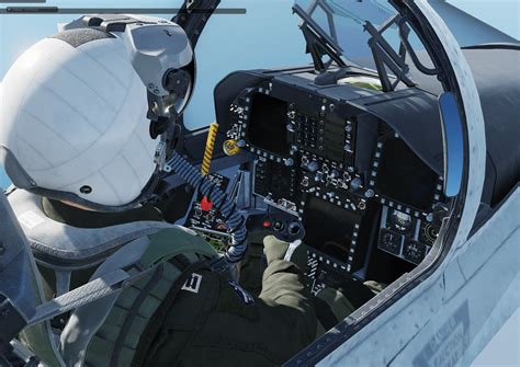 F 18 Clean Cockpit