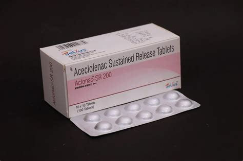 Aceclofenac Sustained Release Tablets At ₹ 510 Box Aceclo Tablet In Ahmedabad Id 2851933706973