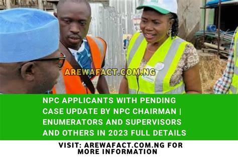 Npc Applicants With Pending Case Update 9th April By Npc Chairman