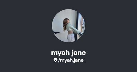 Myah Jane Official Tiktok Instagram Linktree