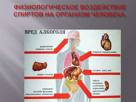 Влияние алкоголя на организм человека презентация онлайн
