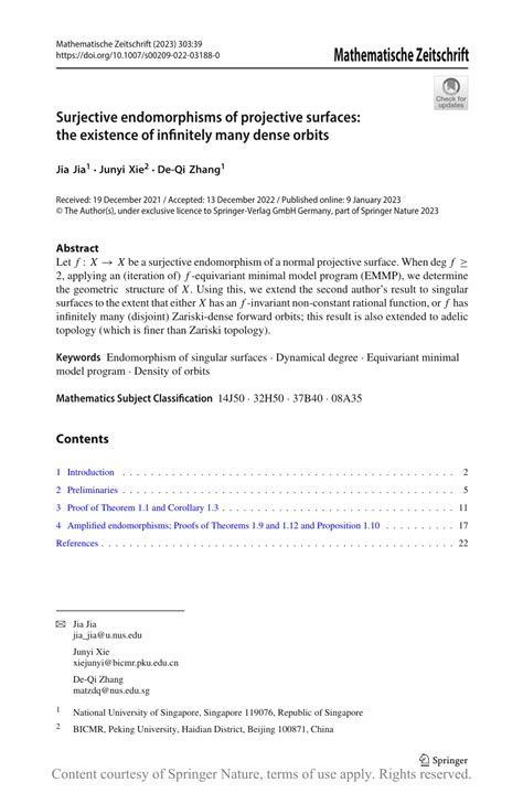 Surjective Endomorphisms Of Projective Surfaces The Existence Of