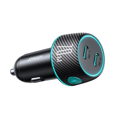 Joyroom Autós Töltő 2xusb C 70w Pd Fekete Wilcon Webár