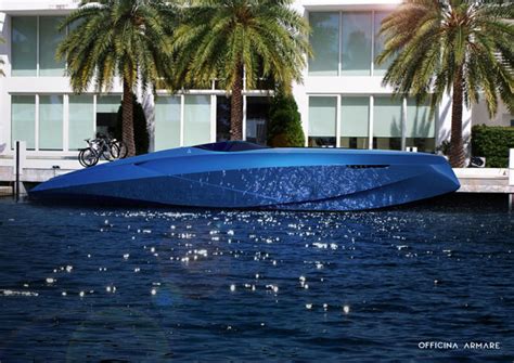 A43 Lamborghini Inspired Luxury Speedboat Concept For Fast And Smooth